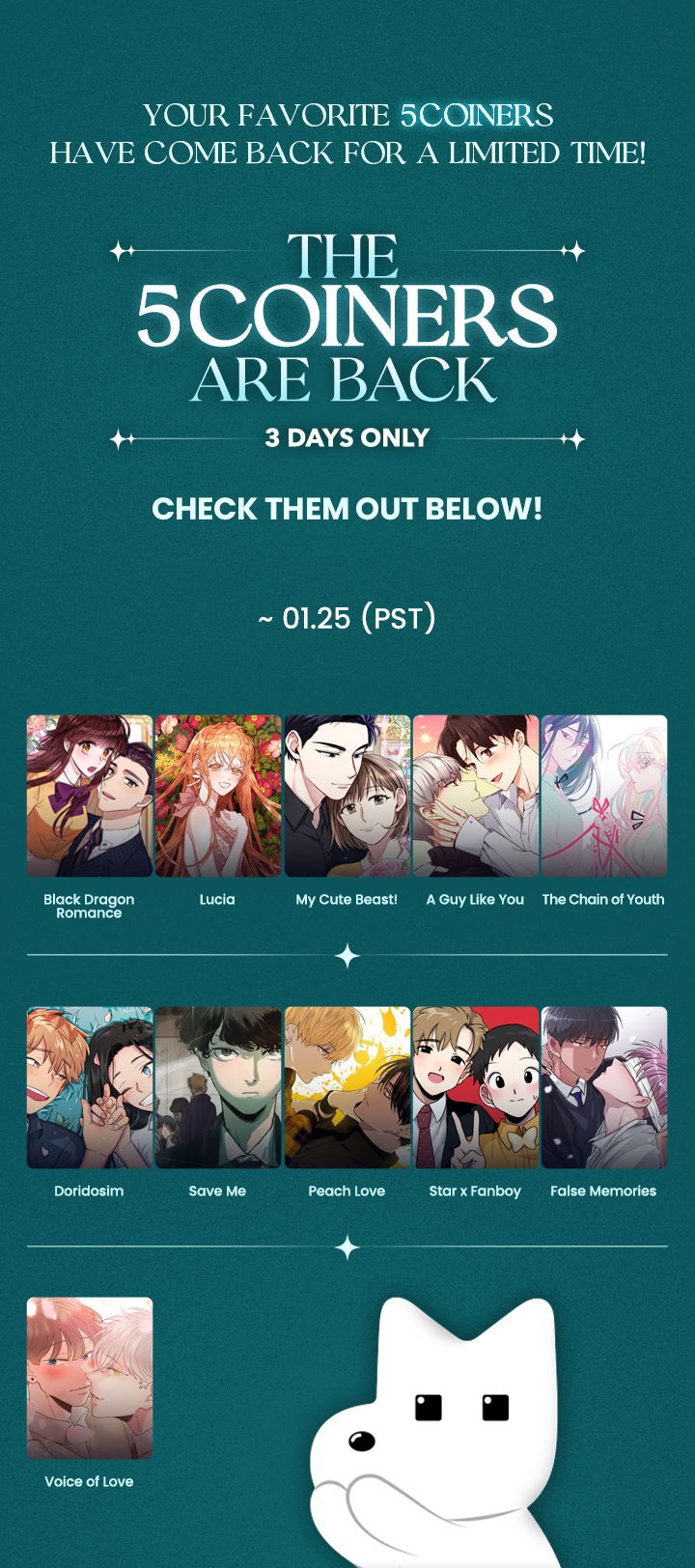 The 5 Coiners are back - Your favorite 5 Coiners have come back for a ...