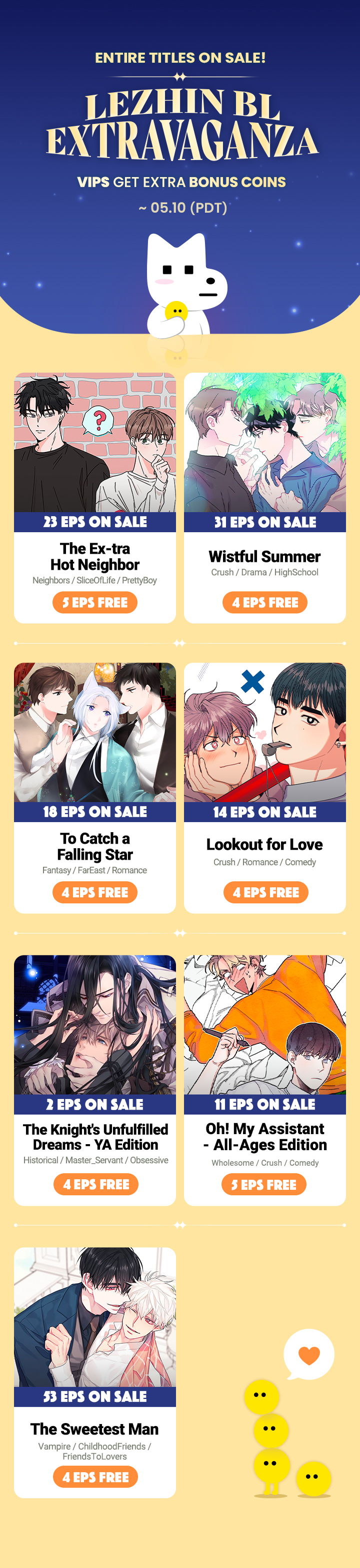 Lezhin BL Extravaganza - Get Entire Titles on Sale! - Lezhin Comics