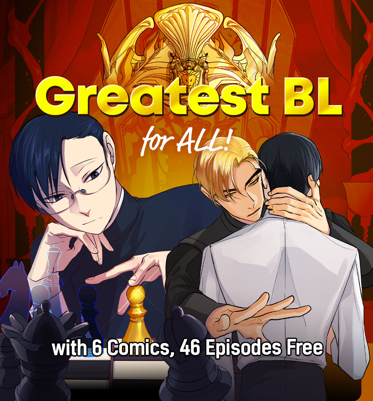 [Greatest BL for ALL!] - 6 Comics, 46 Episodes Free - Lezhin Comics